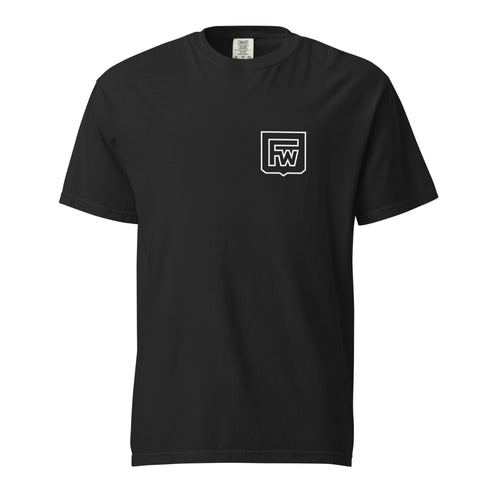 FW Shield Logo Outline Heavyweight T – Frameworks Bicycles
